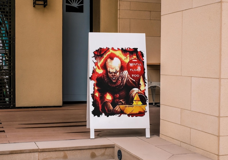 You'll Float Too Png| It Pennywise Png| Bundle Layered Item| Horror ...