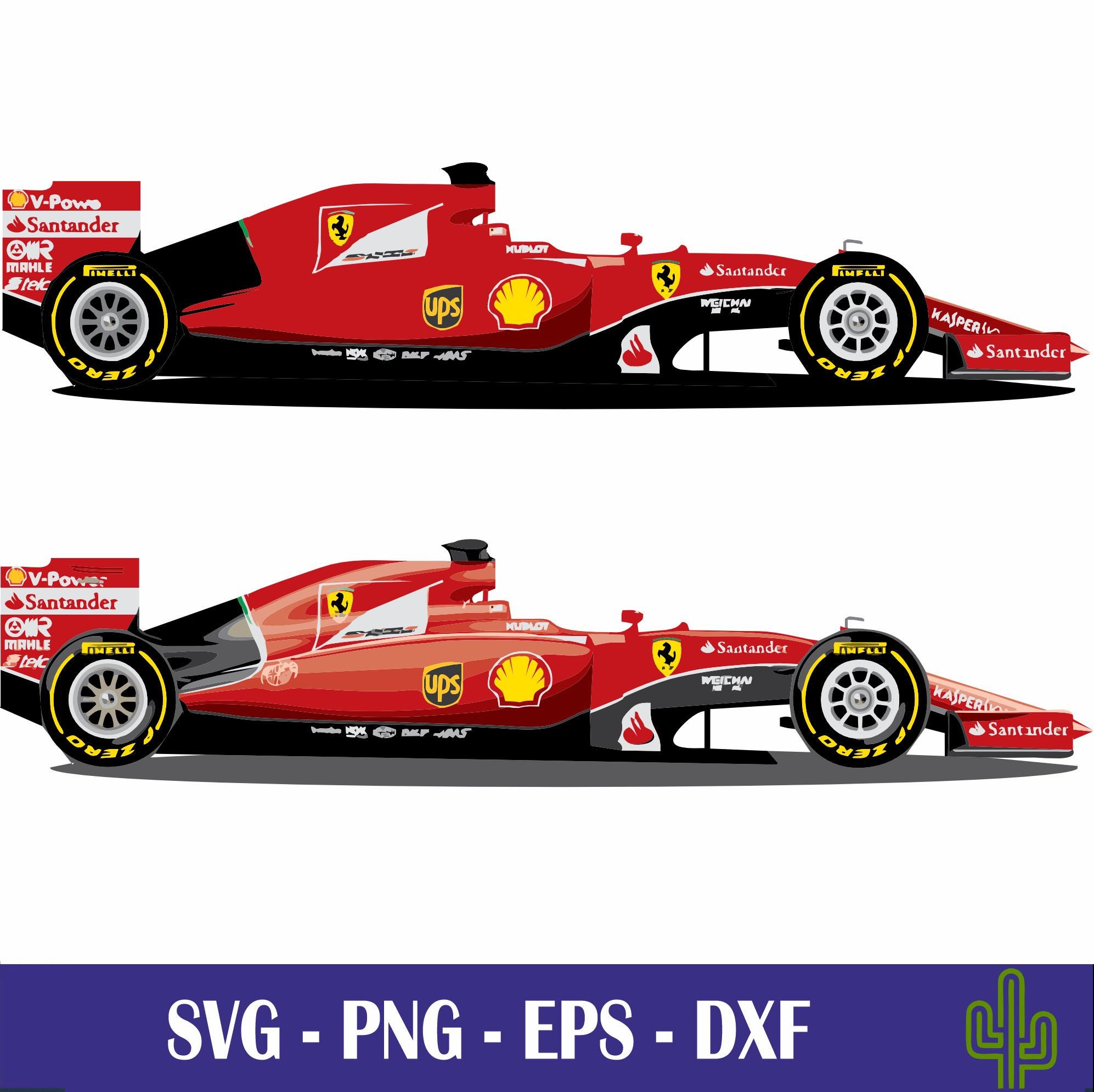 F1 Car Racing Svg | Ferari Car Racing | Formula One | Handmade Desing ...
