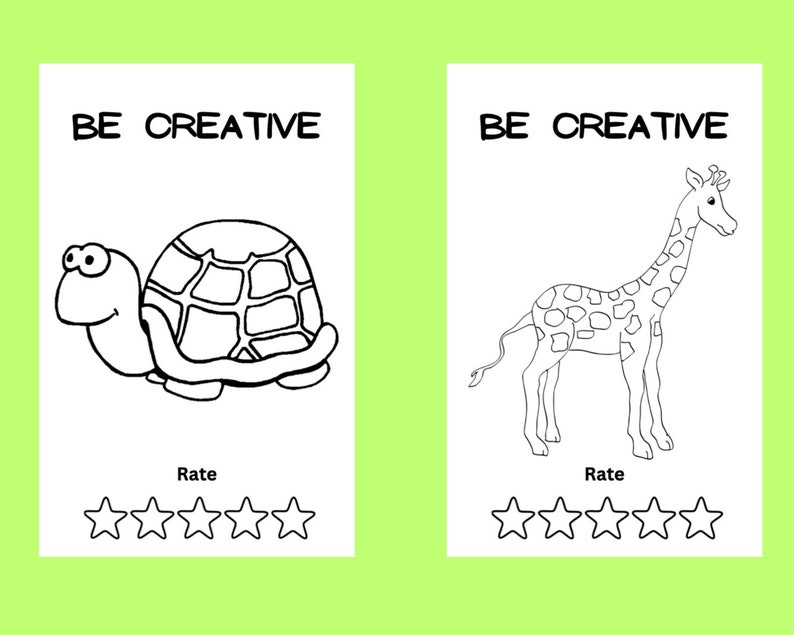 Happy Coloring Book Pages for Kids Printable Coloring Book - Etsy