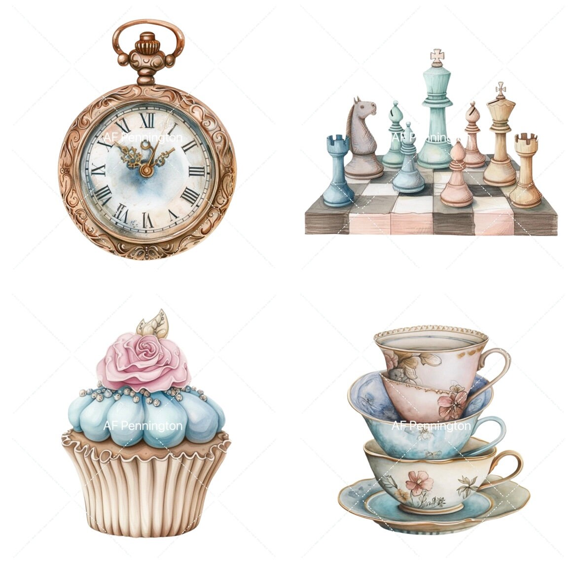 Alice From Alices Adventures in Wonderland Digital Clip Art PNG ...