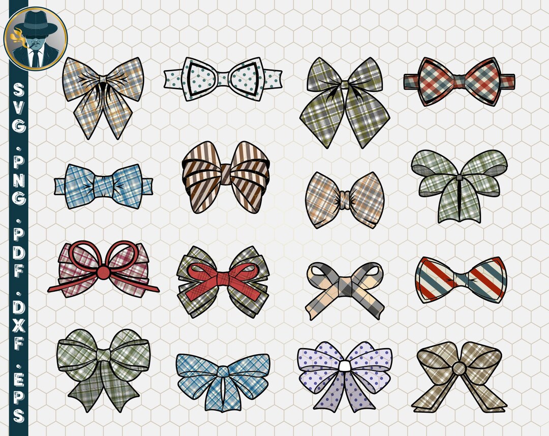 Hair Bow SVG Template, Bow Bundle SVG, Hair Bow Svg, Hair Bow Template ...
