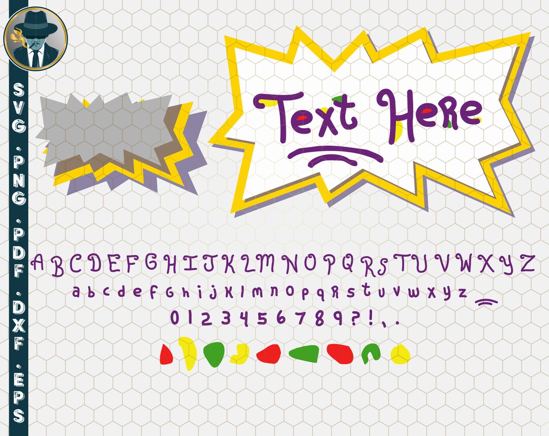 Rugrats Font Svg Rugrats Svg Rugrats Cricut Rugrats - Etsy España