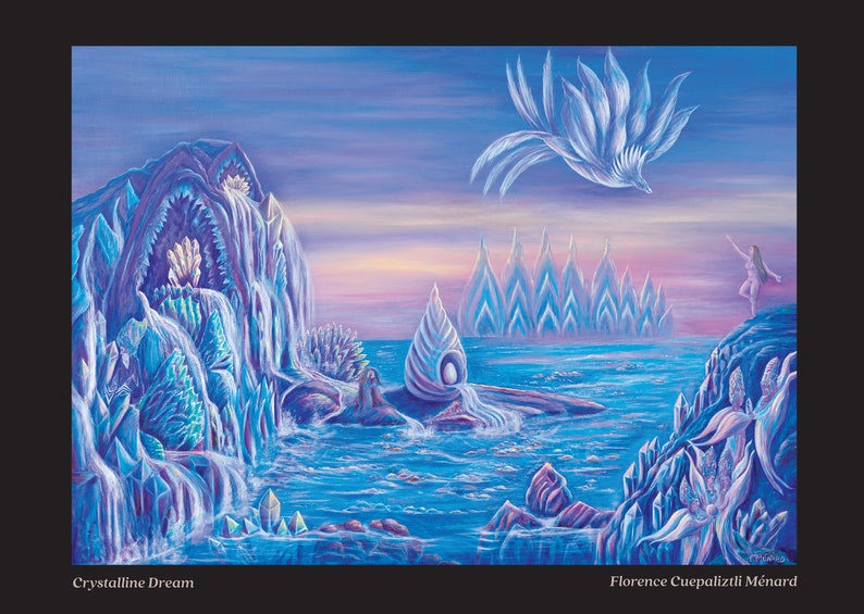Paper Print A4 crystalline Dream - Etsy