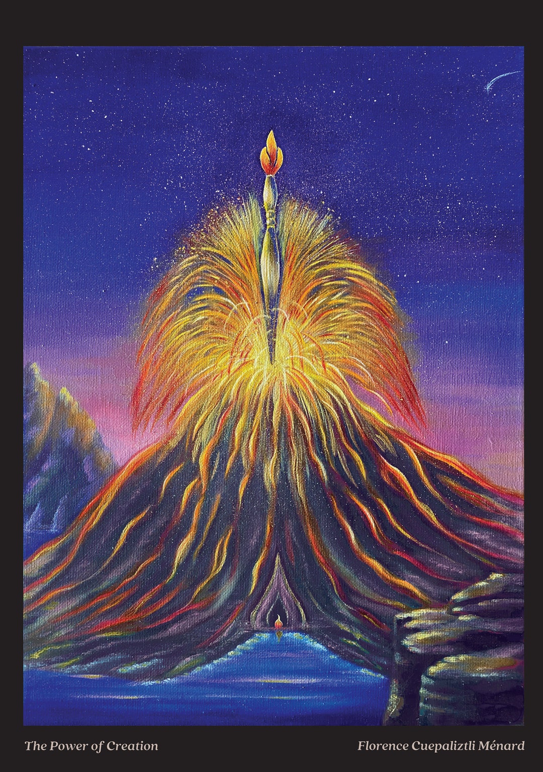 Paper Print A4 the Power of Creation - Etsy