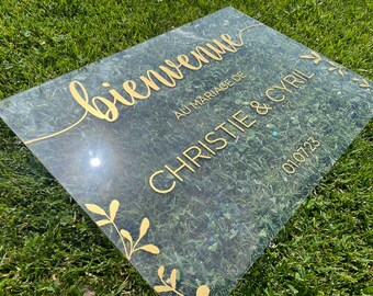 Panneau plan de tables mariage plexi GLASS - Etsy France