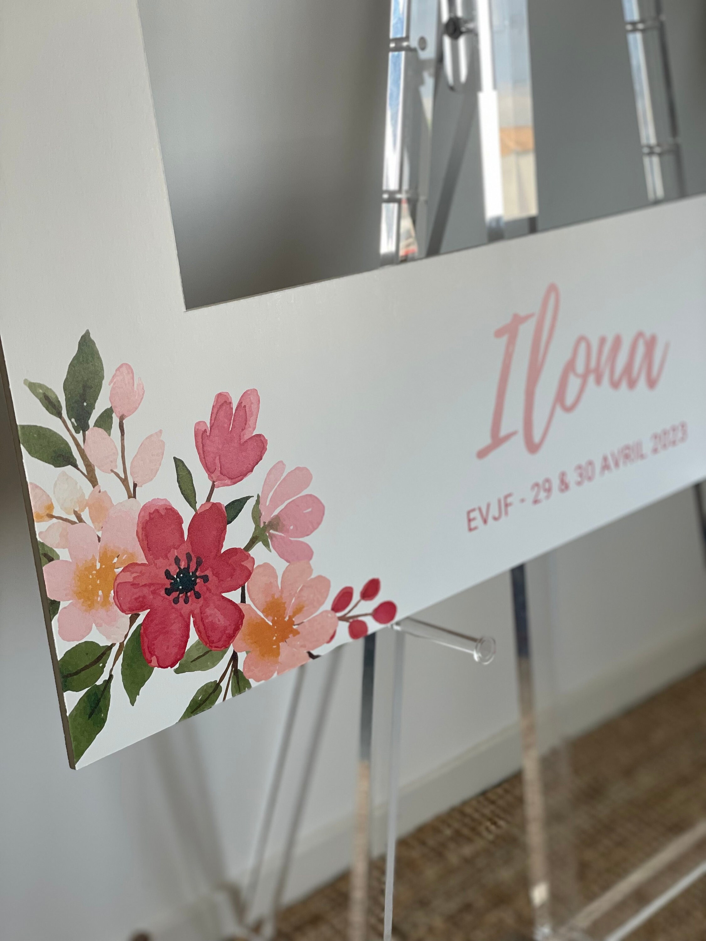 Customizable Polaroid Flowers Photo Frame - Personalized Frame for ...