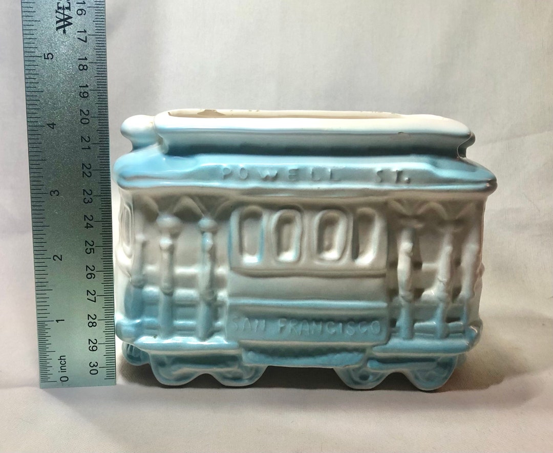 MCM San Francisco Powell Cable Car Trolley Planter - Etsy