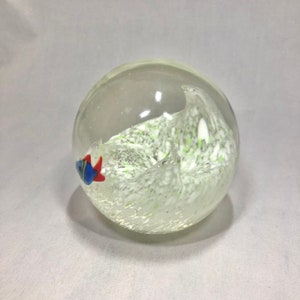 Art Glass Fish Aquarium Reef Orb Paperweight - Etsy