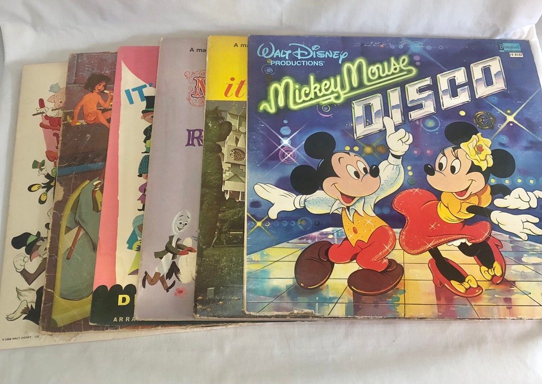 Disney Vinyl Records Music 6pcs Lot - Etsy