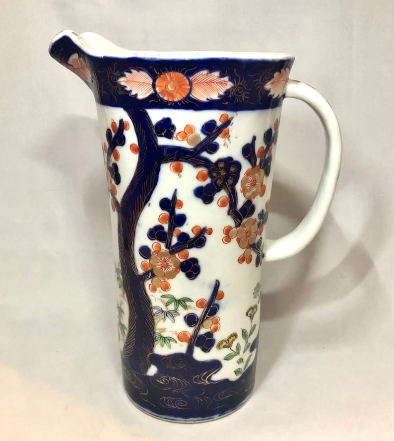 Japanese Aoki Brothers Company Arita Imari Porcelain Pitcher - Etsy