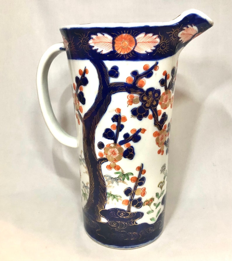 Japanese Aoki Brothers Company Arita Imari Porcelain Pitcher - Etsy