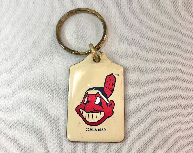 1989 MLB Cleveland Indians Metal Keychain - Etsy