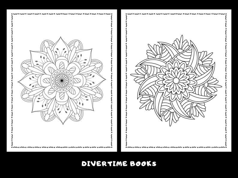 Mandalas to Color Vol. 1 PDF to Download and Print Adult Coloring Book ...