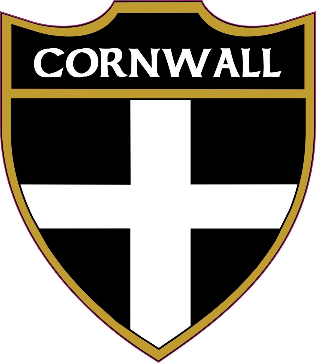 Cornwall kernow Cornish Flag Shield Car Vinyl Stickers - Etsy