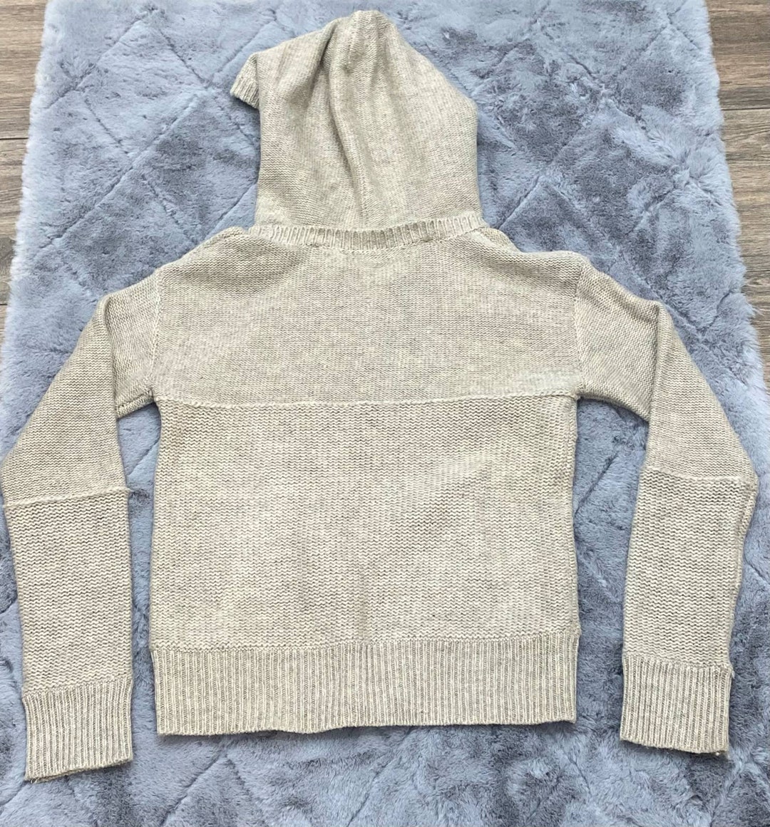 Crop Moda International Sweater. Detachable Hood. Size Small - Etsy