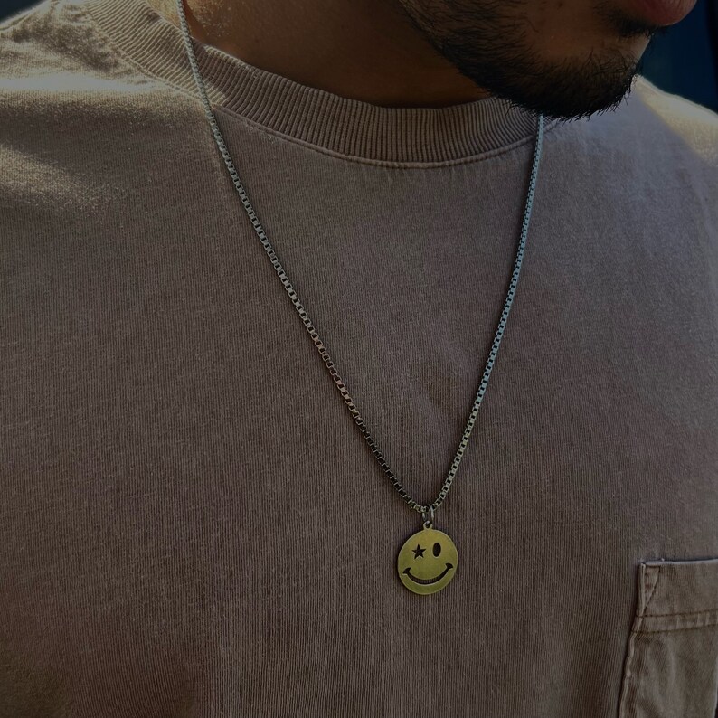 Smiley Face Chain - Etsy