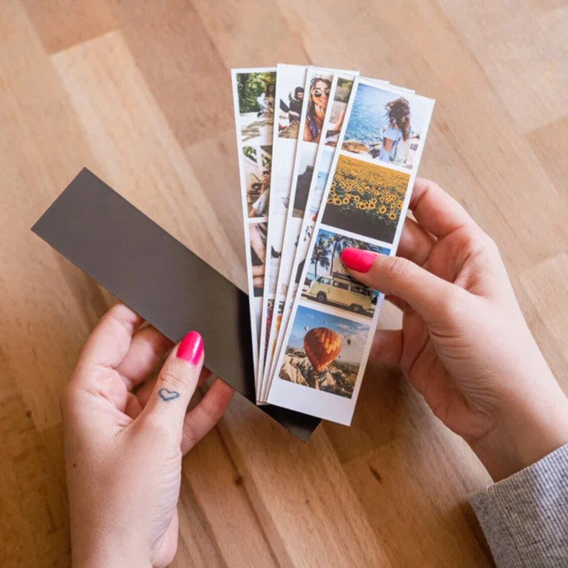 24 Photo Strip Magnet / Personalized Photo Strip Magnet / Personalized Magnet Set / Photo ...