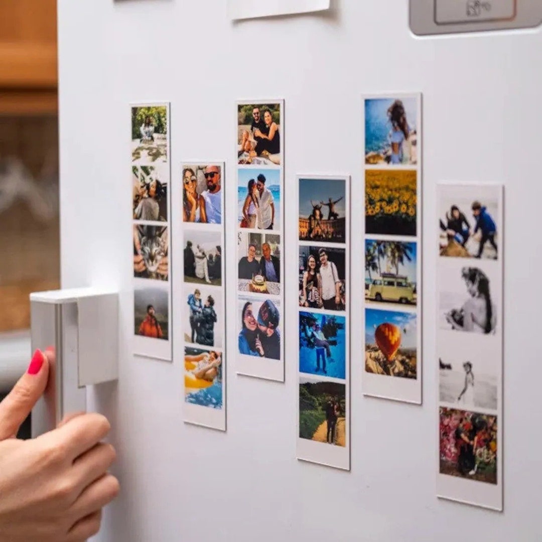 24 Photo Strip Magnet / Personalized Photo Strip Magnet / Personalized ...