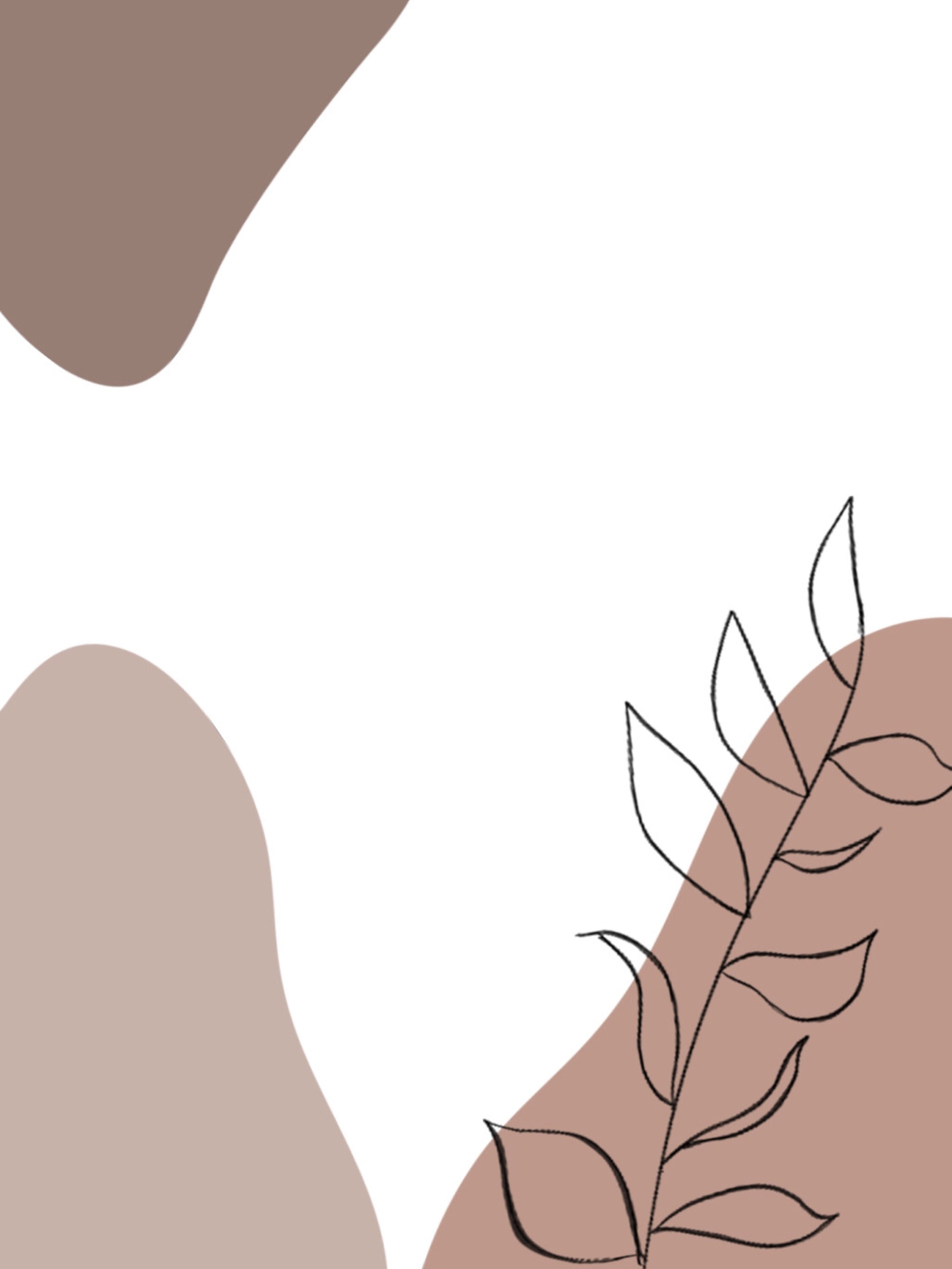 Plant Neutral Aesthetic Background - Etsy