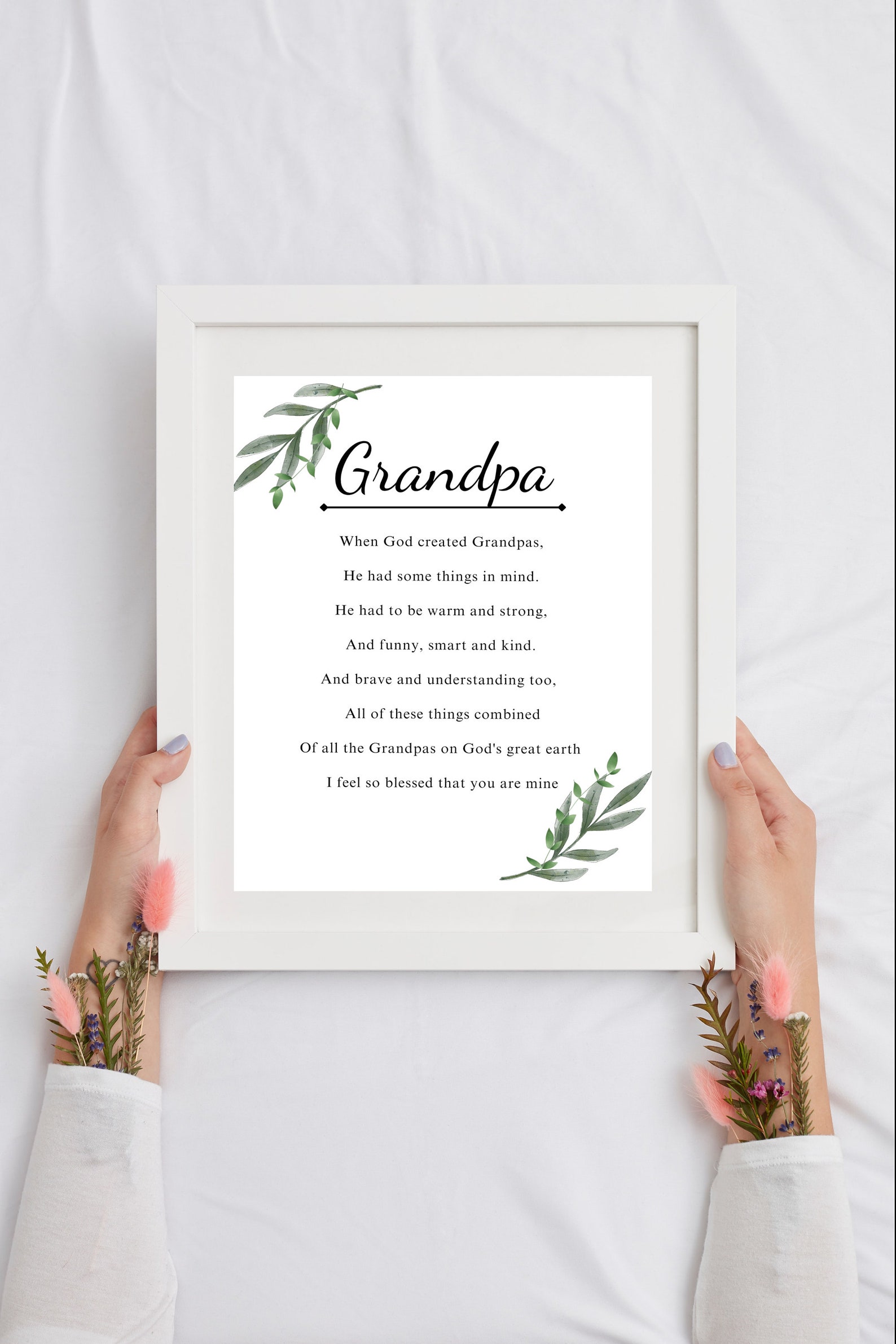 Grandpa Poem Print: Sentimental Gift for Grandfather (digital Download ...