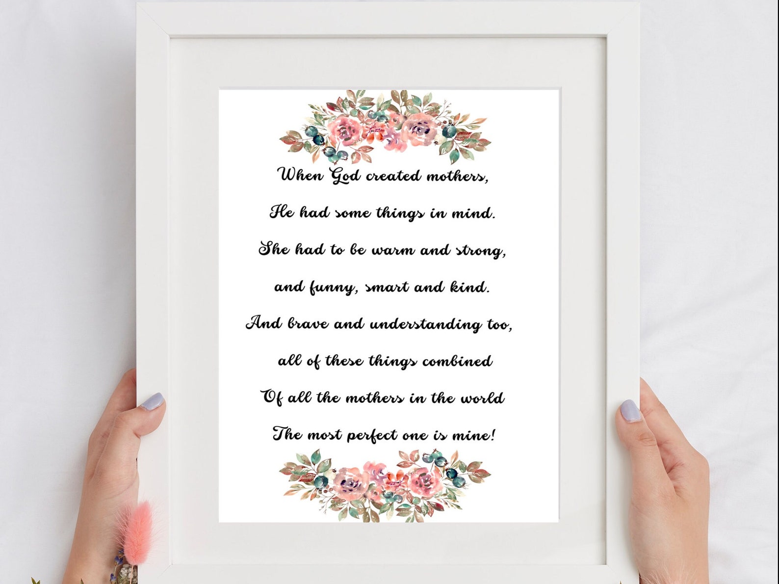 Poem for My Mother Poem Printable Mom Poem Thoughtful Meaningful ...