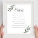 Papa Poem Printable: Christian Gift for Father's Day (digital Download ...