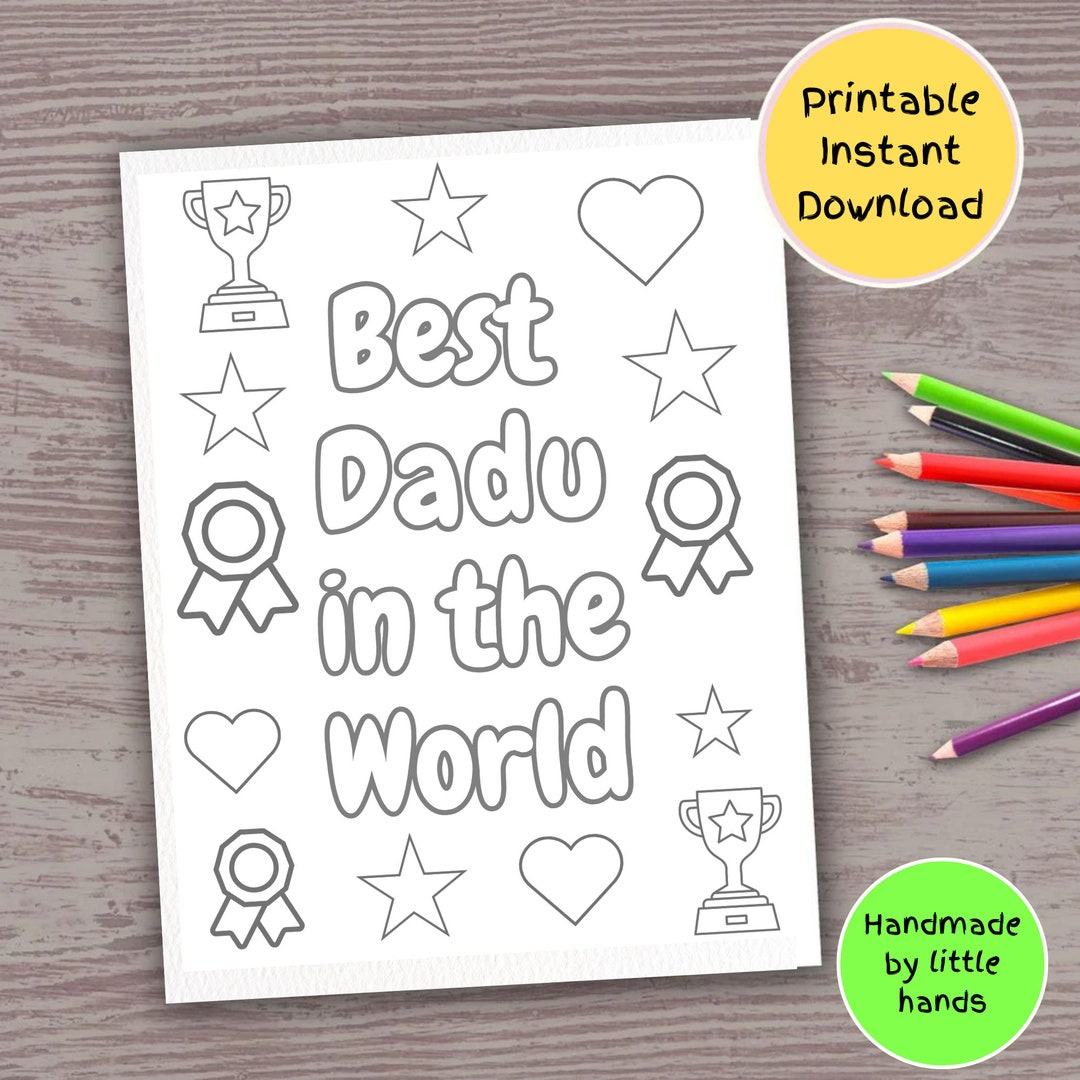 Best Dadu Printable Coloring Page, Kids Art Craft Activity, Handmade ...