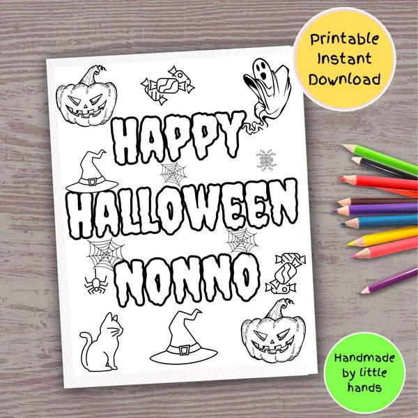 Nonno coloring page - Etsy.de