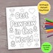 Best Pawpaw Coloring Page for Kids Printable Handmade Thank You ...