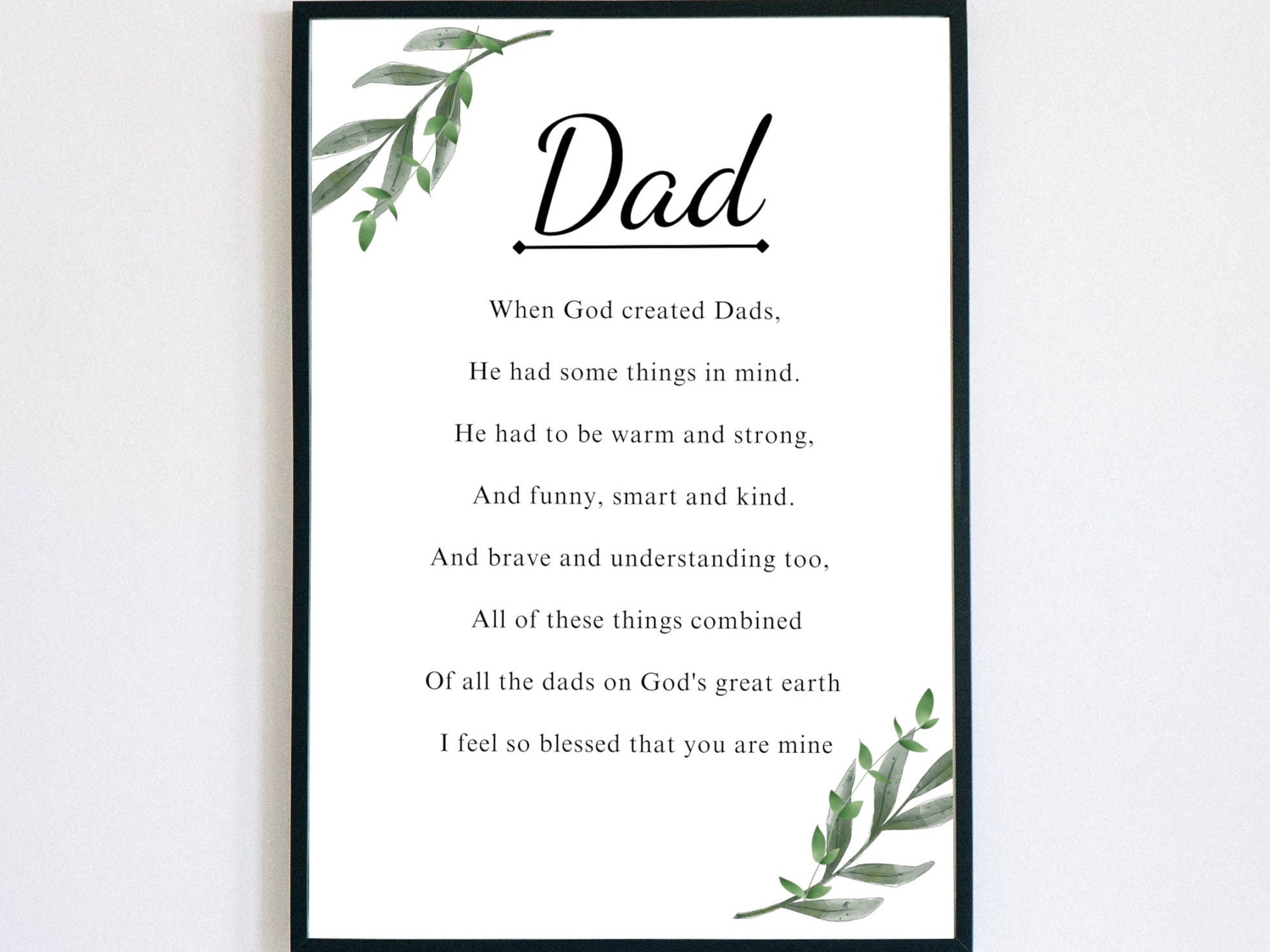 Fathers day poems store