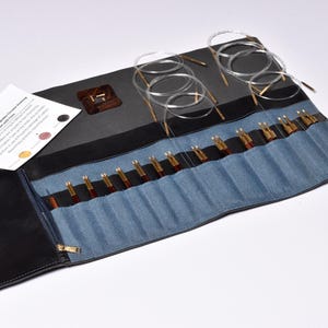 Wool and Wood Rosewood Interchangeable Knitting Needles Set Short ...