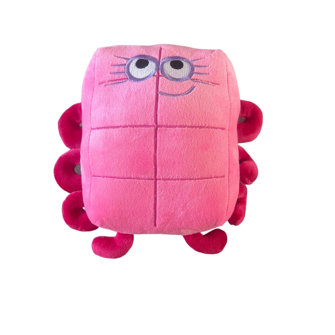 Number Blocks 8 Pink Plush NWOT Educational Learning Stuffed - Etsy