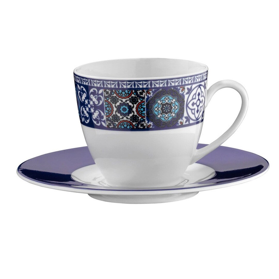 Porcelain Coffee Set 12pcs. Porcelain Turkish Coffee Cup Set - Etsy UK