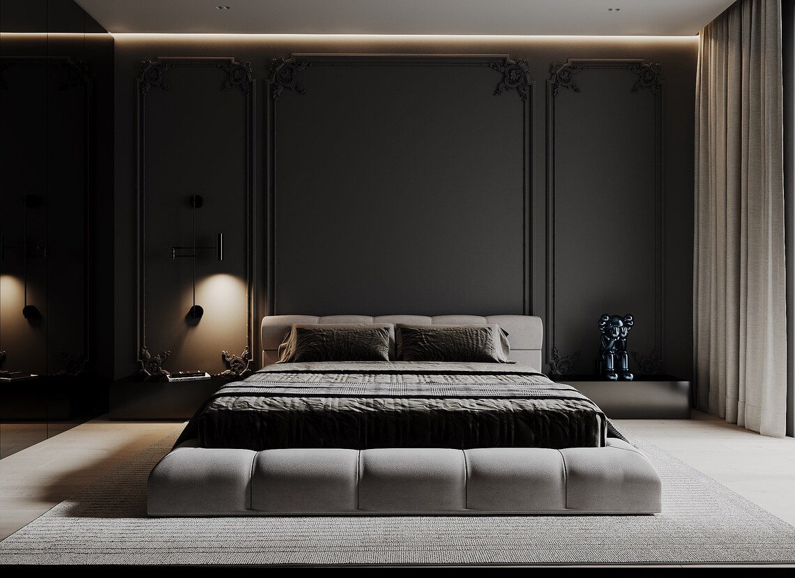 Bedroom Interior Design, 3D Bedroom Rendering, Custom Interior Design ...