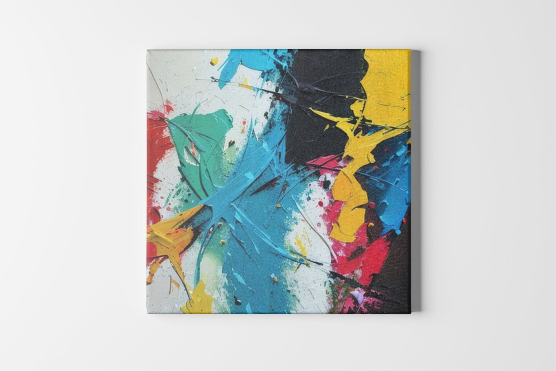 Colorful Hyper Realistic Abstract Expressionist Digital Art Print ...