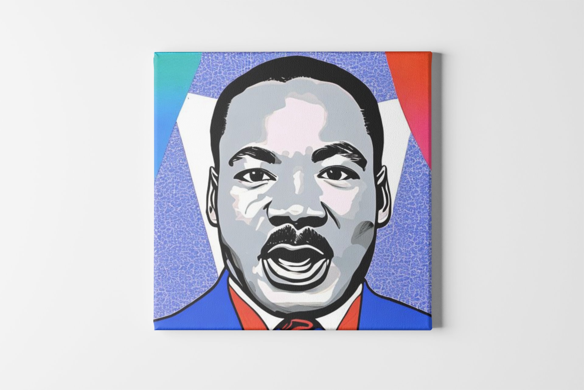 Dr. Martin Luther King Jr Pop-art Digital Art Print, Colorful ...