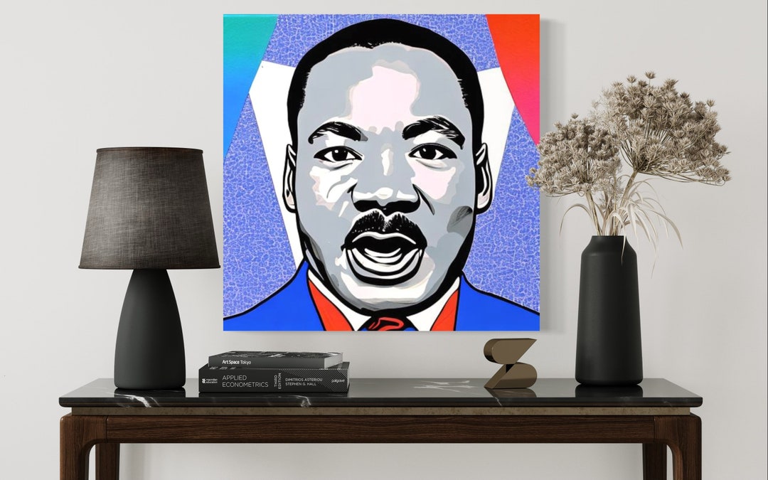 Dr. Martin Luther King Jr Pop-art Digital Art Print Colorful - Etsy