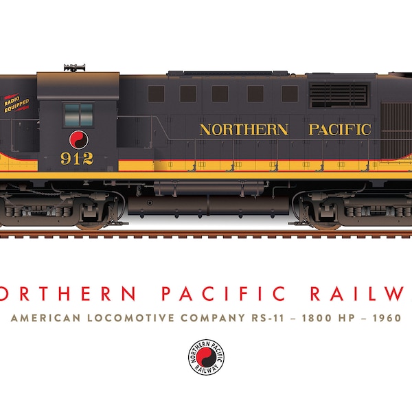 Northern Pacific Railroad - Etsy