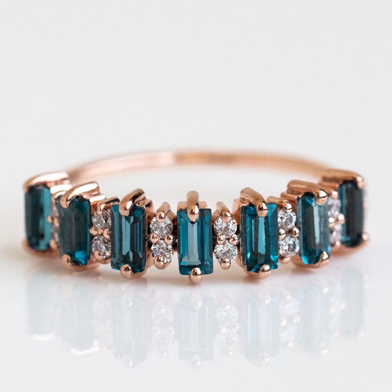 London Topaz Ring - Etsy