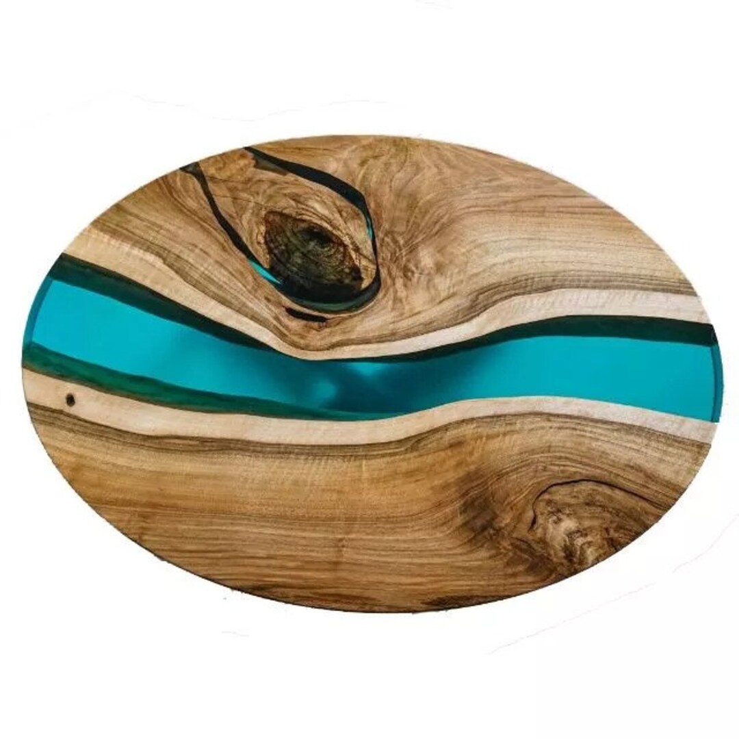 Resin Oval Epoxy Table for Dining Room Decor - Etsy