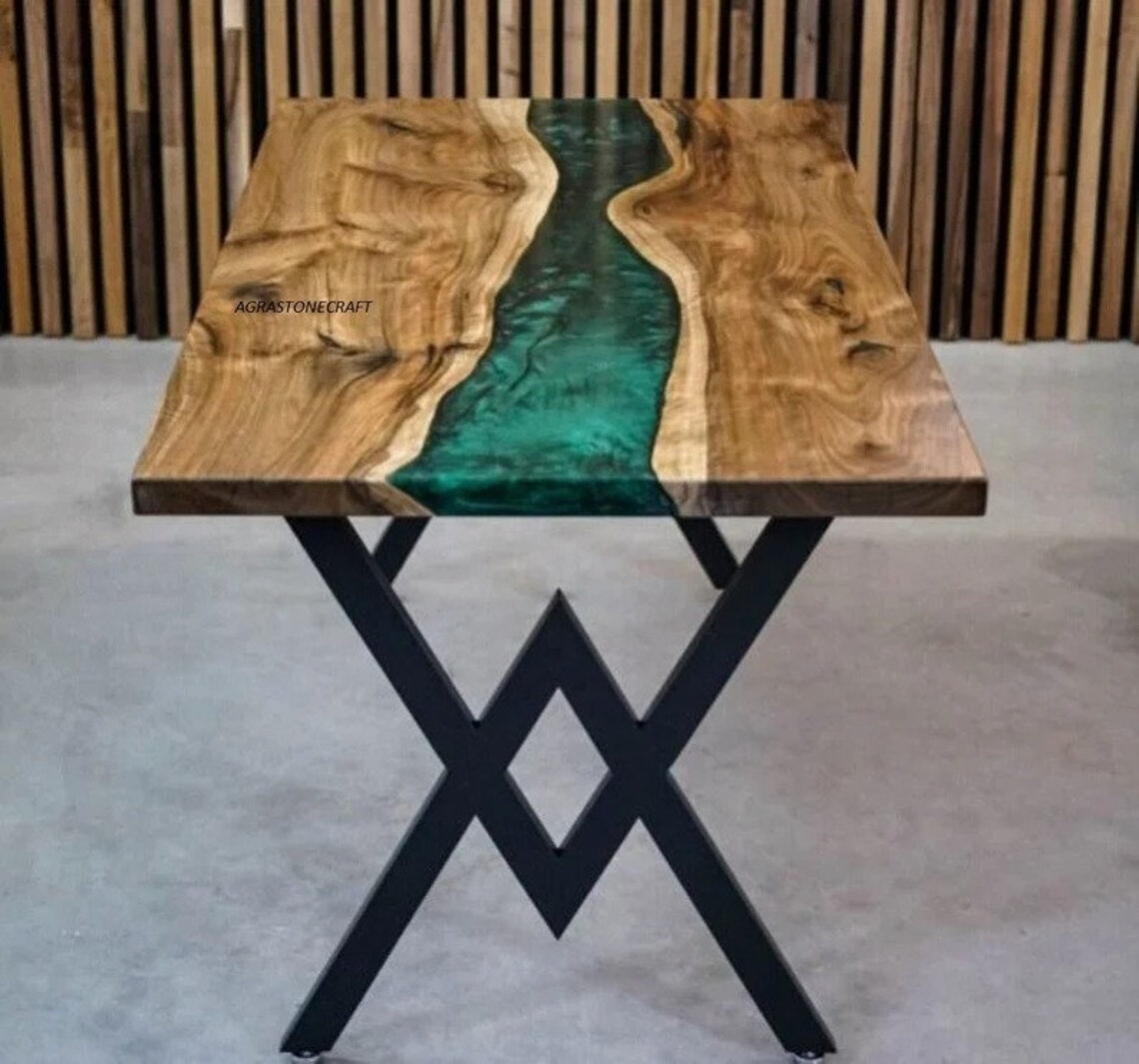 Epoxy Resin Table Top, Epoxy Kitchen Slab, River Table, Epoxy Table ...