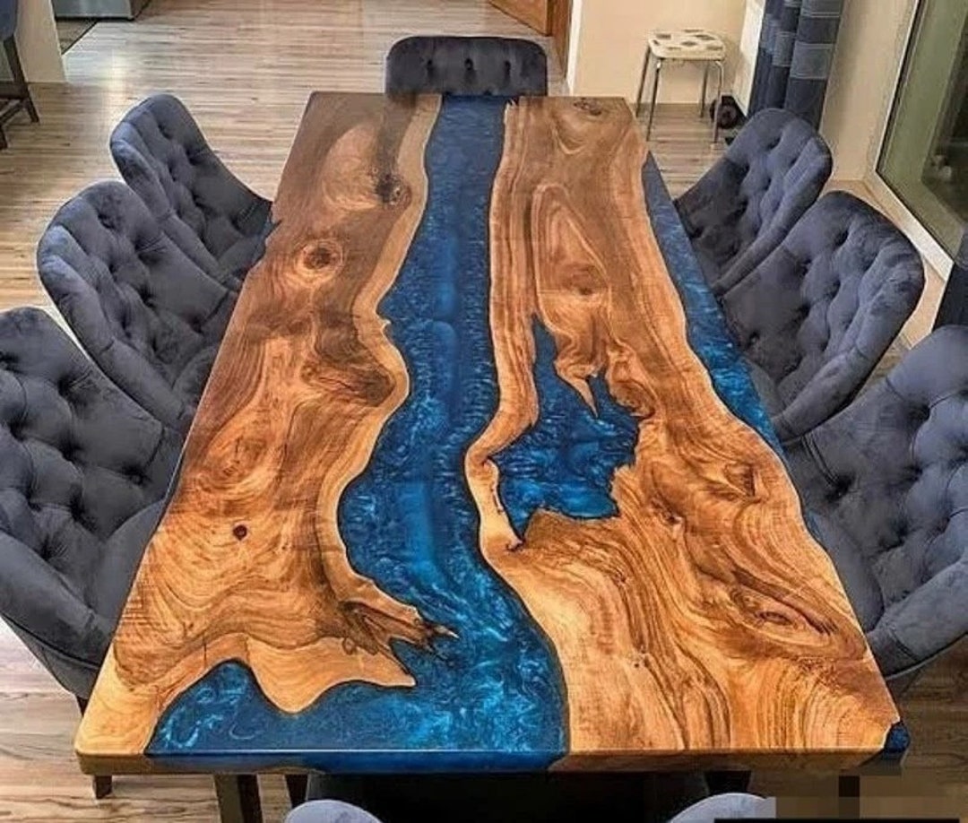 Custom Made Epoxy Coffee Table Wood and Resin - Etsy