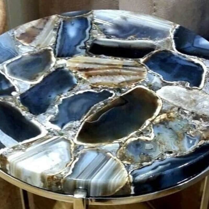 Agate End Table - Etsy