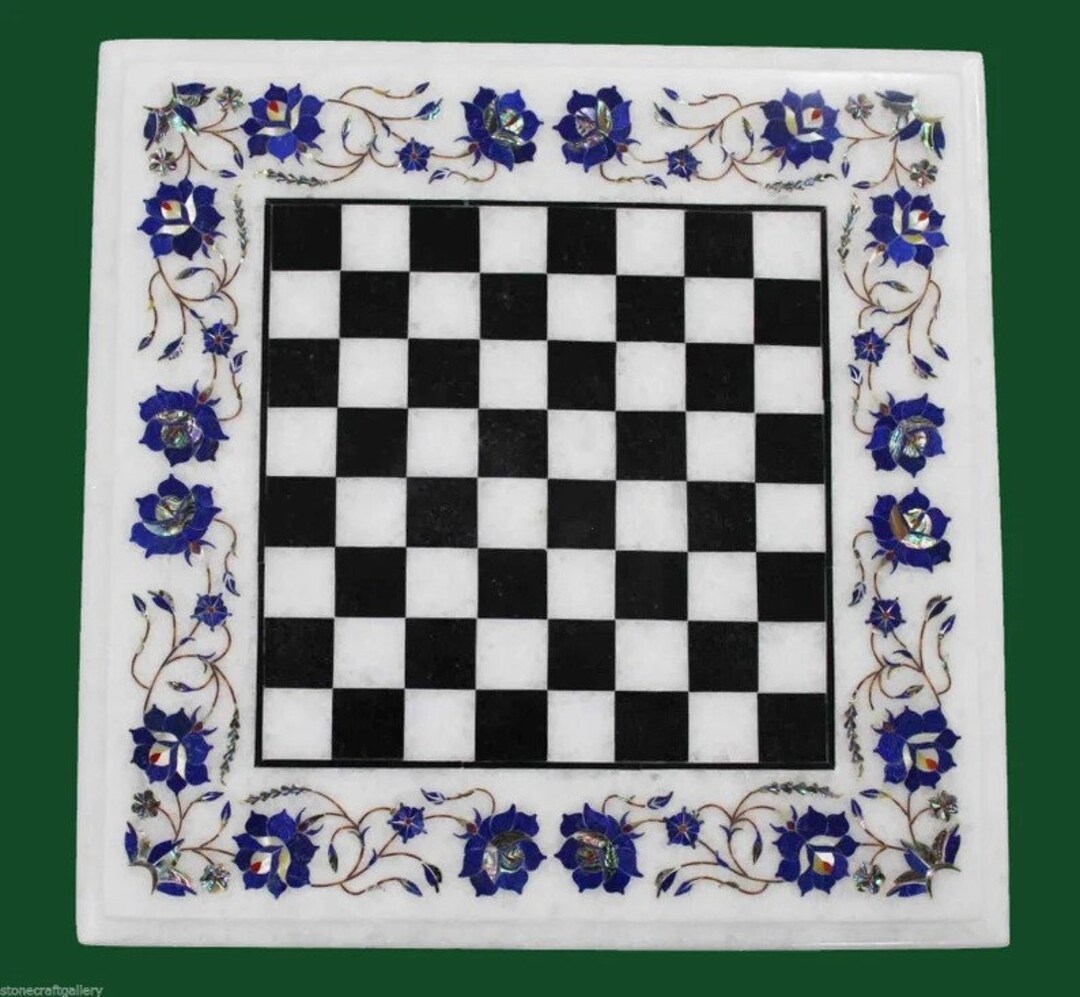 Luxury Chess Board ,marble Chess Table Without Chess Pices - Etsy