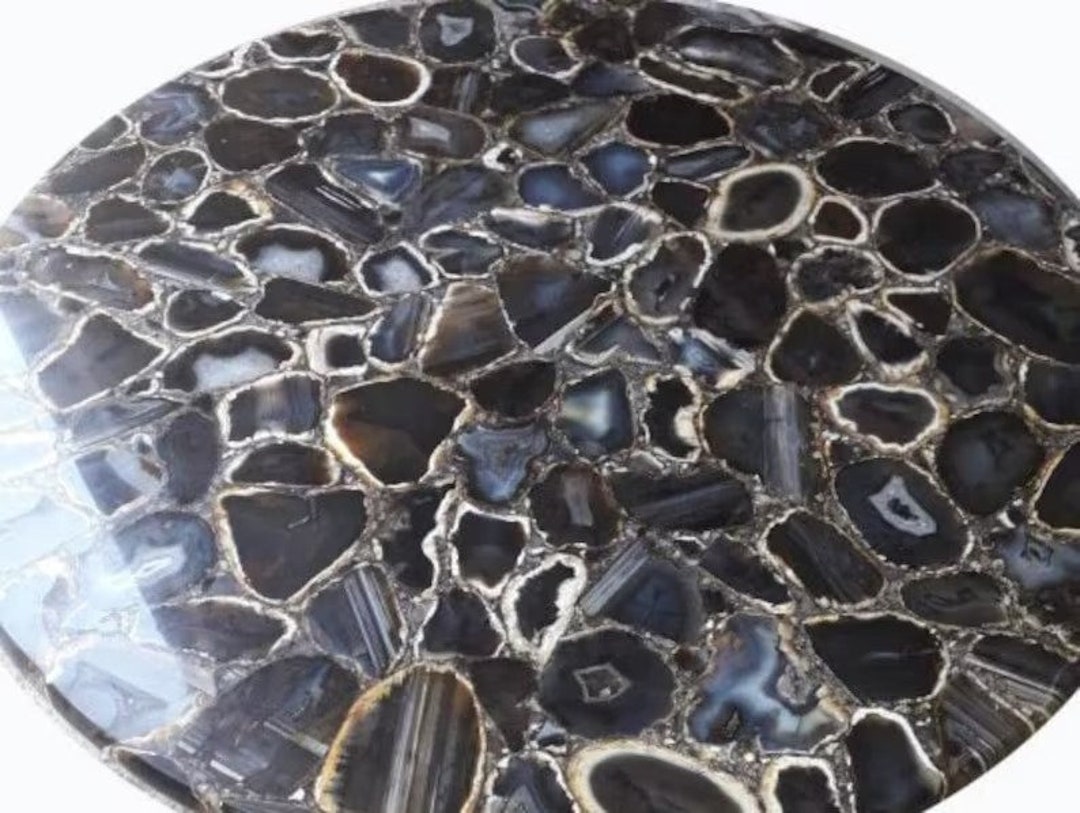 Handmade Agate Table Top, Kitchen Coffee Table, Home Decor. - Etsy