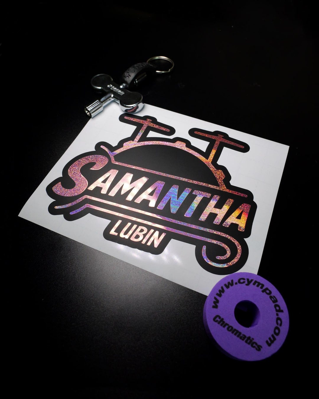 Custom Personalised Drum Decals for Drummers - Etsy