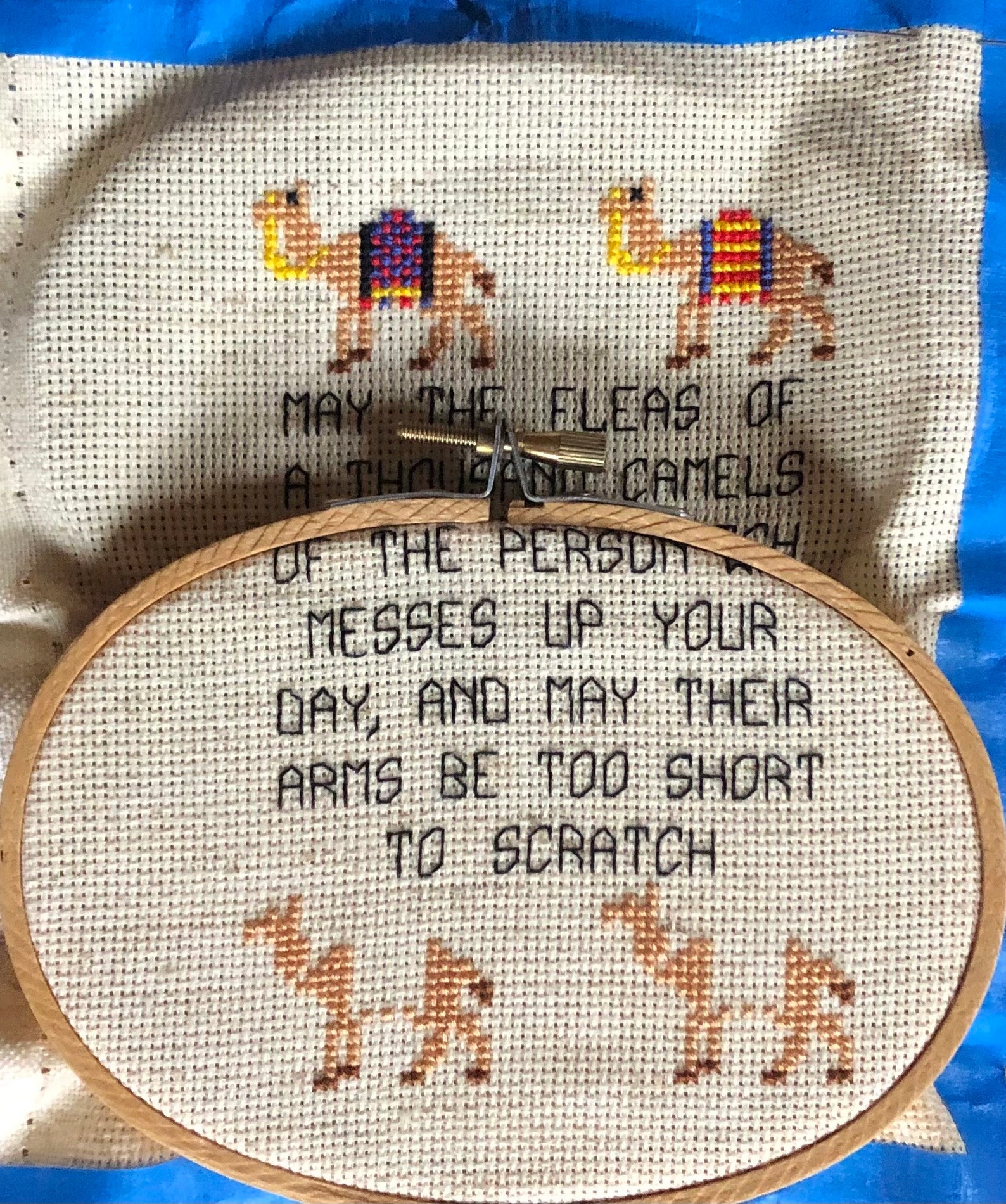 The Fleas of A Thousand Camels. an Arabian Cross Stitch Pattern in PDF ...