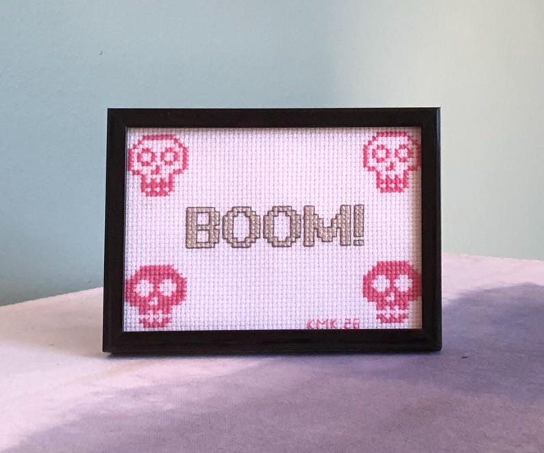 BOOM! A Dungeon Crawler Carl Book Two Cross Stitch Pattern in PDF ...