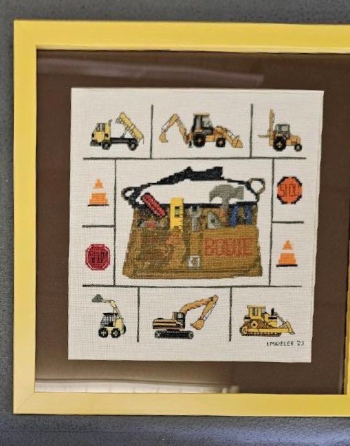Construction Tool Belt. A Productive Cross Stitch Pattern in PDF Format ...