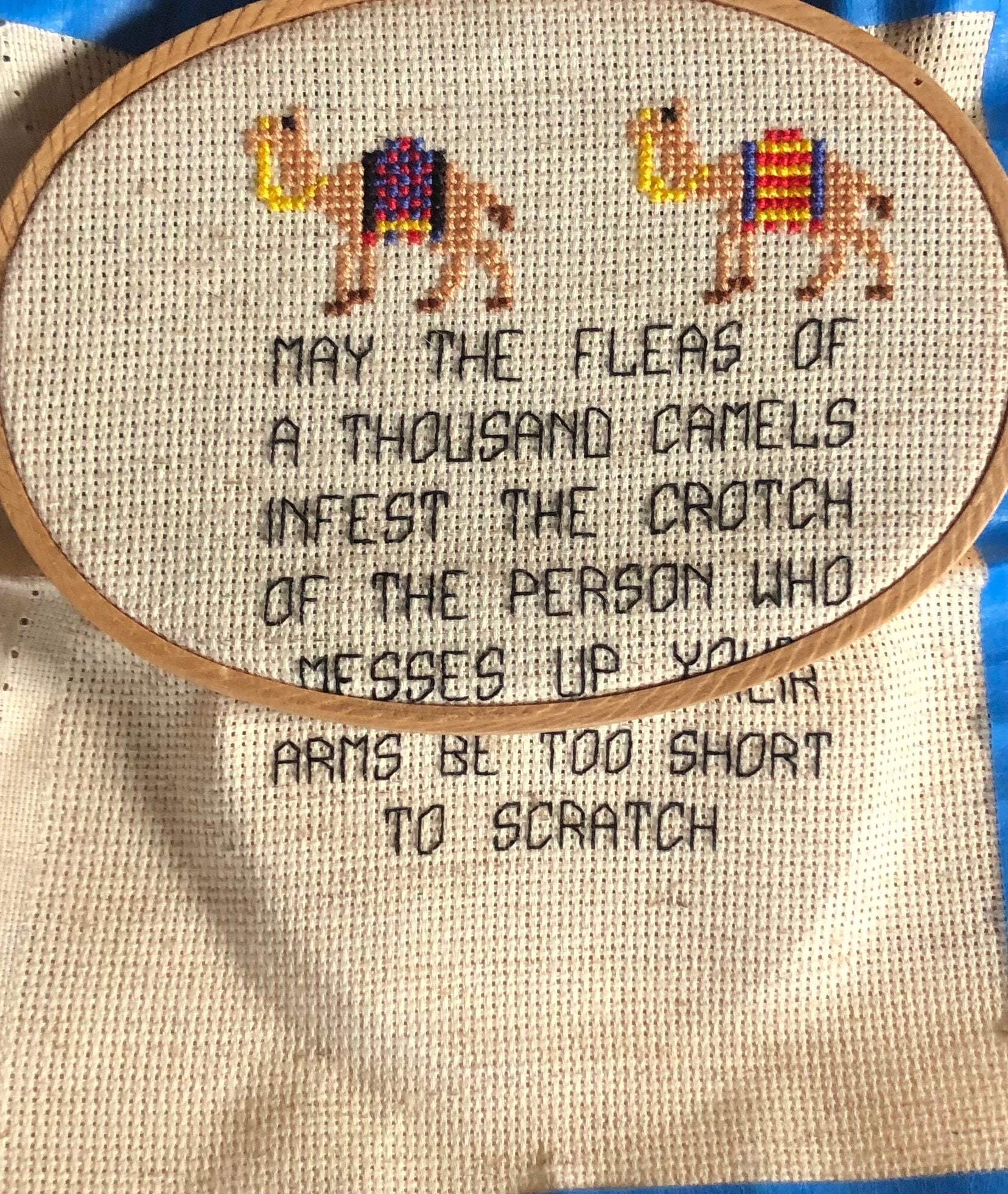 The Fleas of A Thousand Camels. an Arabian Cross Stitch Pattern in PDF ...